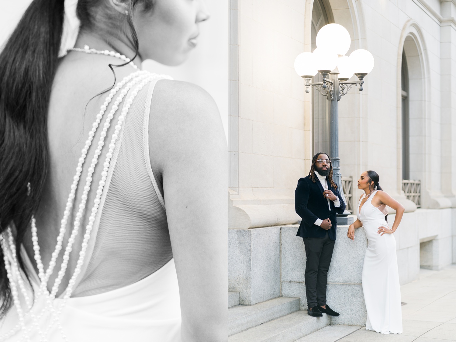 Downtown Raleigh Engagement - Atiya & Monel