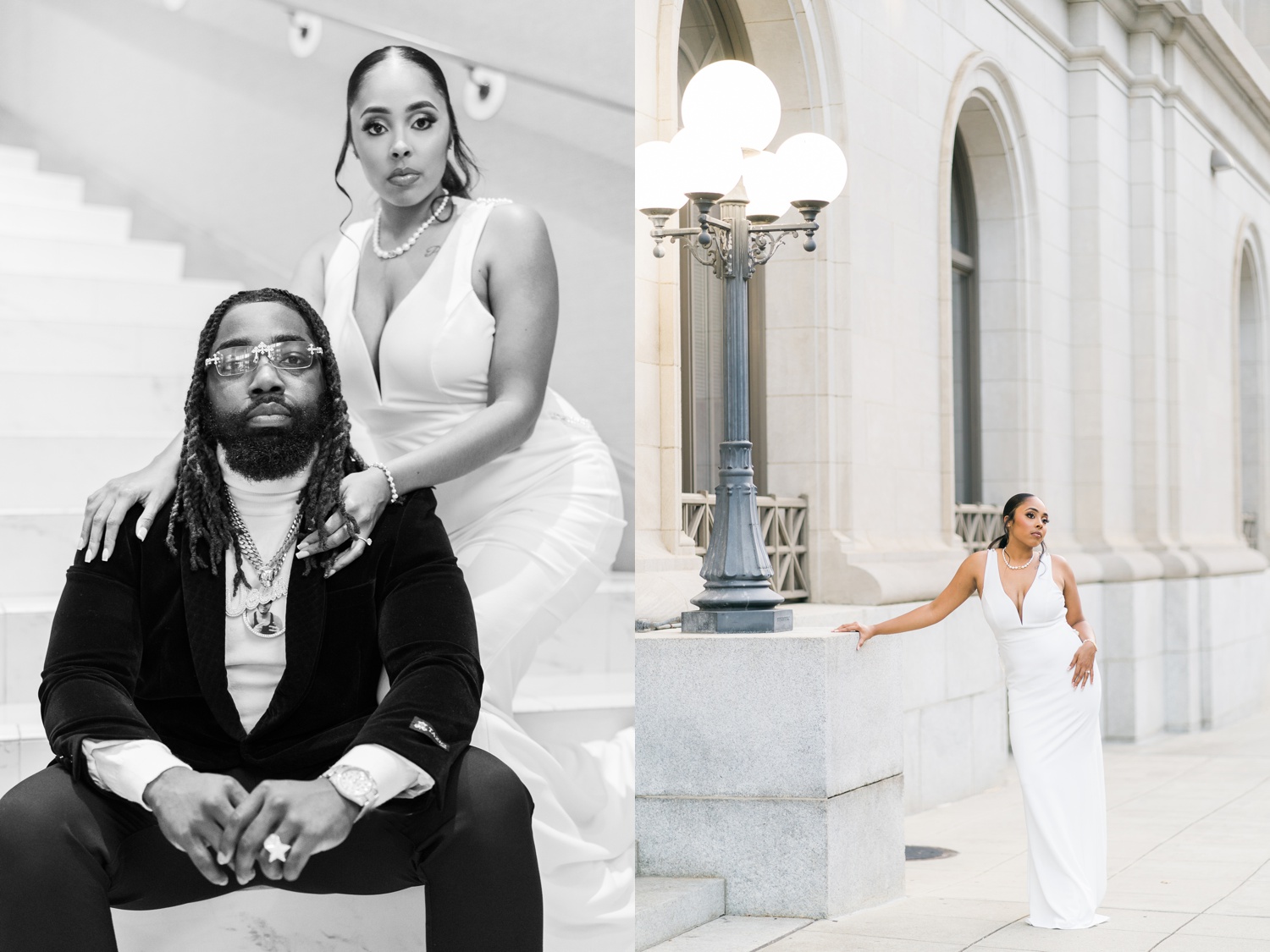 Downtown Raleigh Engagement - Atiya & Monel